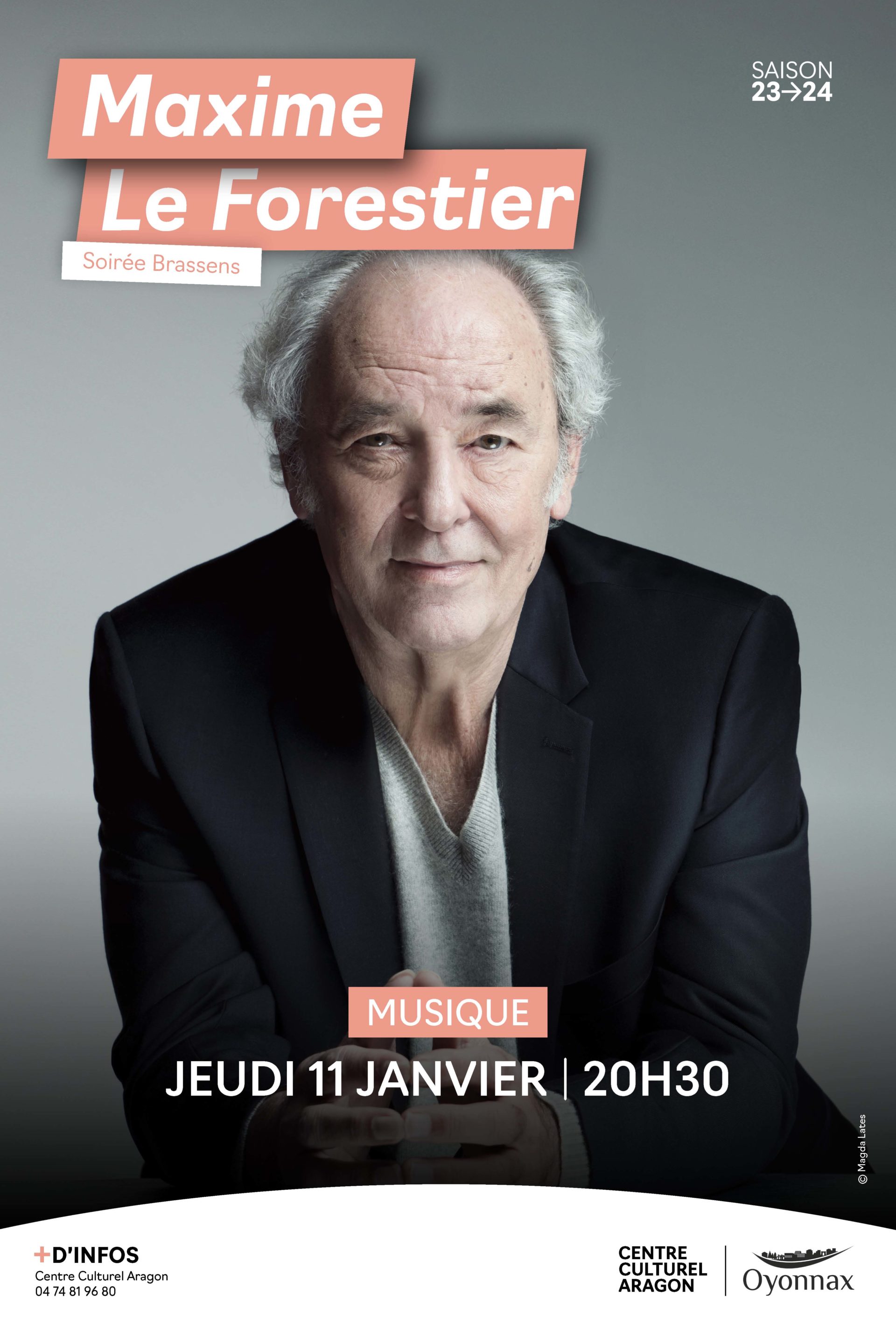 Musique - Maxime Le Forestier - Ville d'Oyonnax